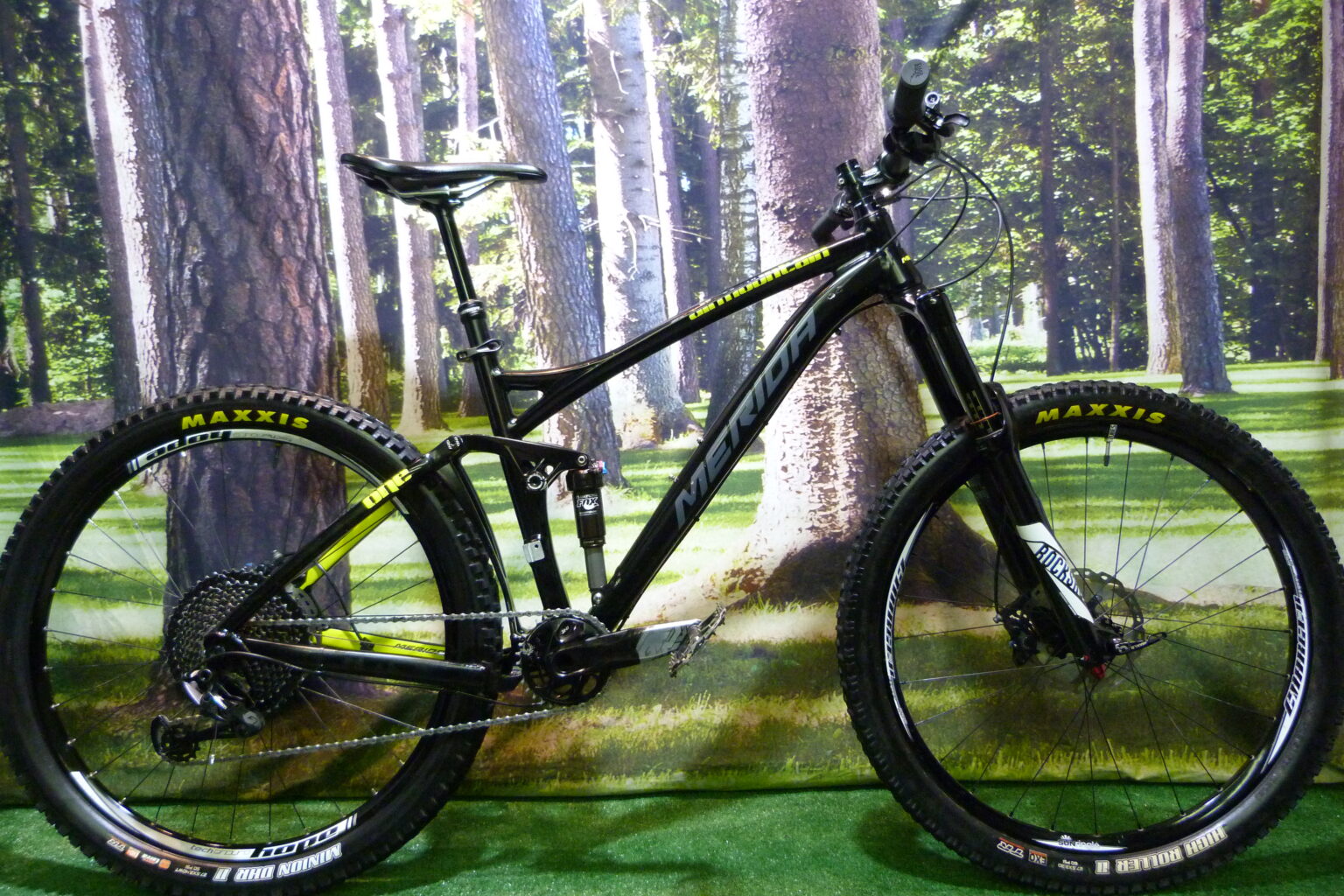 2015 Merida One Forty B Full Suspension Enduro 18″ Medium Frame 150mm ...